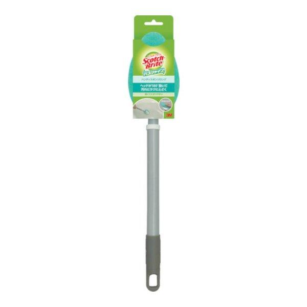3M スコッチブライト バスシャイン お風呂掃除 ハンディ スポンジ ロング 伸縮  B-549Jヘッドが１８０度、動いて汚れにラクにとどく 浴室 掃除 スポンジ 4550309165963 キッチン・お掃除用品:バス用清掃用品広告文責：ア...