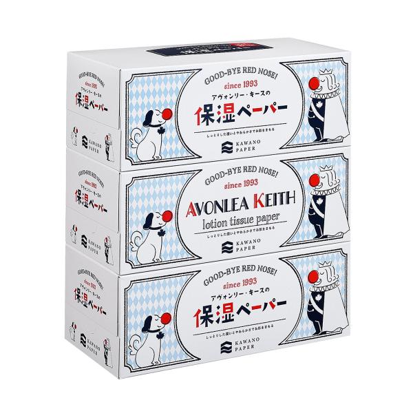 河野製紙 アヴォンリーキース 保湿ペーパー ボックスティッシュ 3箱風邪や鼻炎の方へ、元祖保湿ペーパー。 箱ティッシュ ティッシュペーパー ティシュー 4901451164562 紙製品:ティッシュペーパー広告文責：アットライフ株式会社TE...
