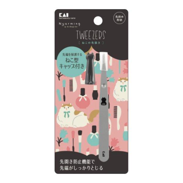 貝印 000HC2203 ねこの毛抜きねこ型キャップ付 毛抜き ツィザー 4901601070040 化粧品・化粧小物:メイク雑貨・美容小物:ボディケア雑貨:ボディケア小物広告文責：アットライフ株式会社TEL 050-3196-1510 ※...