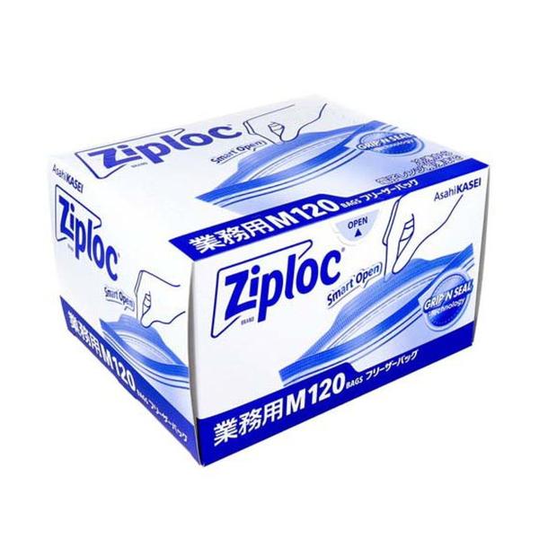 旭化成 業務用 ジップロック フリーザーバッグ M 120枚入冷凍保存から解凍まで！料理 整理 収納 袋 ジッパーバッグ 4901670116243 キッチン・お掃除用品:お弁当・テーブル用品:保存容器・保存袋:ジッパーバック広告文責：アッ...