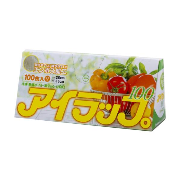 岩谷マテリアル アイラップ100 エンボスタイプ 100枚入開きやすい、持ちやすいエンボス加工 マチ付 ポリ袋 調理袋 4980356200001 キッチン・お掃除用品:台所消耗品:調理用品・レンジ容器:クッキングペーパー広告文責：アットラ...
