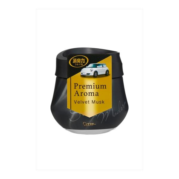 エステー クルマの消臭力 PremiumAroma プレミアムアロマ ゲルタイプ ベルベットムスク 90gドリンクホルダーに収まるコンパクトサイズ 車用 消臭芳香剤 4901070130597 芳香剤・消臭剤:車用広告文責：アットライフ株式...