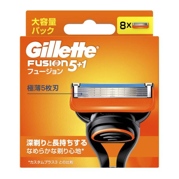 P&amp;G ジレット フュージョン マニュアル 替刃 8B 8個入Ｎｅｗ！　世界売上Ｎｏ．１ジレット メンズ かみそり カミソリ 剃刀 T字 替刃 替え刃 4987176032683 男性用化粧品・日用品:男性用カミソリ:替刃広告文責：...