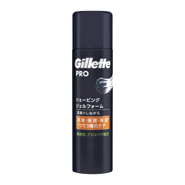 P&amp;G ジレット Gillette PRO シェービング ジェルフォーム 195g剃り残しゼロでクリーンな素肌へ 髭剃り ひげ剃り 4987176104151 男性用化粧品・日用品:男性用カミソリ:シェービング剤広告文責：アットライ...