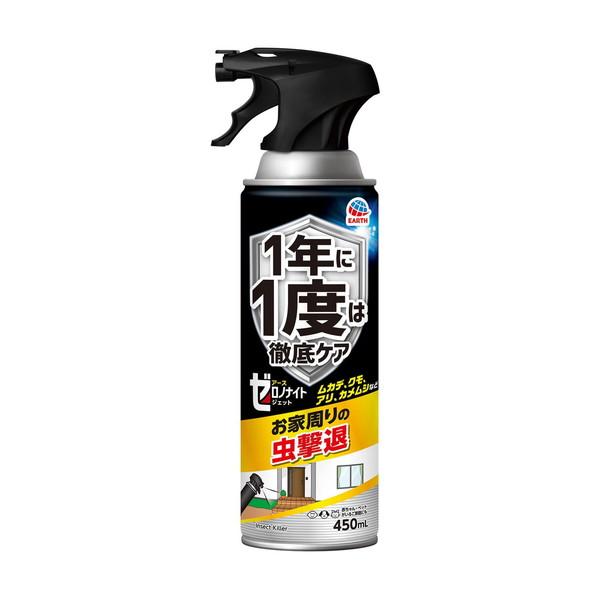 アース製薬 ゼロノナイト ジェット イヤな虫用 450ml 直接駆除 まちぶせ駆除 ムカデ クモ アリ カメムシなど4901080227812１年に１度は徹底ケア！速効駆除＋驚異の持続力。虫よけ・殺虫・園芸品:いやな虫:総合広告文責：アット...