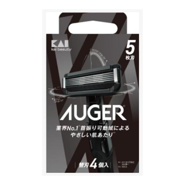 貝印 KAI AUGER 替刃 4個入貝印が日本の男性に捧げる既成概念を穿つカミソリ 5枚刃 剃刀 髭剃り 替え刃 4901331002045 男性用化粧品・日用品:男性用カミソリ:替刃広告文責：アットライフ株式会社TEL 050-3196...