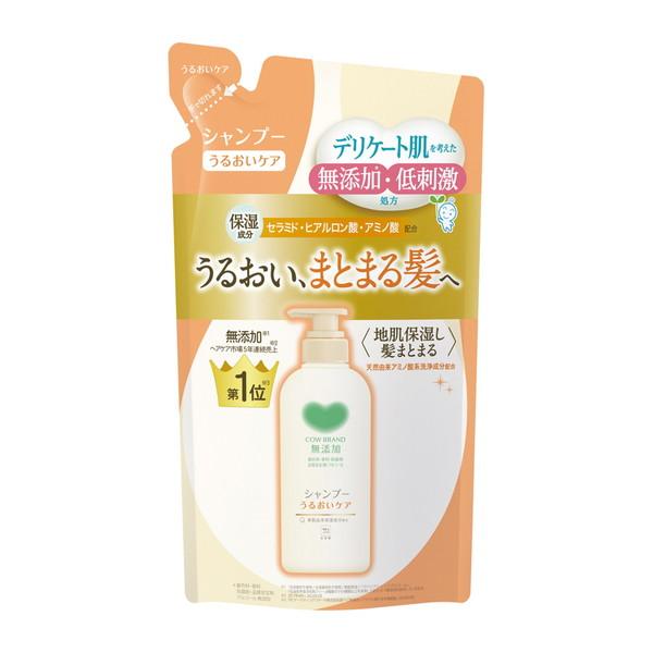 牛乳石鹸 カウブランド 無添加 シャンプー うるおいケア 詰替用 360mL4901525011983デリケート肌を考えた無添加・低刺激処方。３つの保湿成分配合で、髪うるおうヘアケア。バス用品・洗面用品:ヘアケア:シャンプー:無添加・自然派...