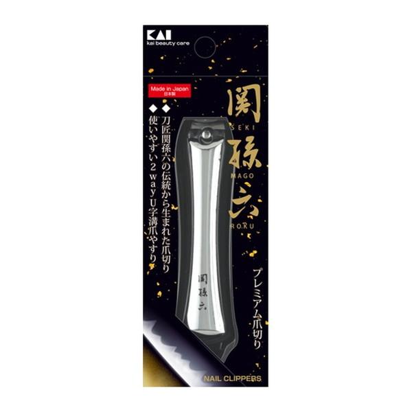 貝印 関孫六 プレミアム 爪切り TYPE102 HC-3502 ツメキリ4901601286243ツメキリ　爪切 刃匠関孫六の伝統から生まれた爪切り 2WayのU字溝ヤスリ付き化粧品・化粧小物:ボディケア雑貨:ネイルケア広告文責：アットラ...
