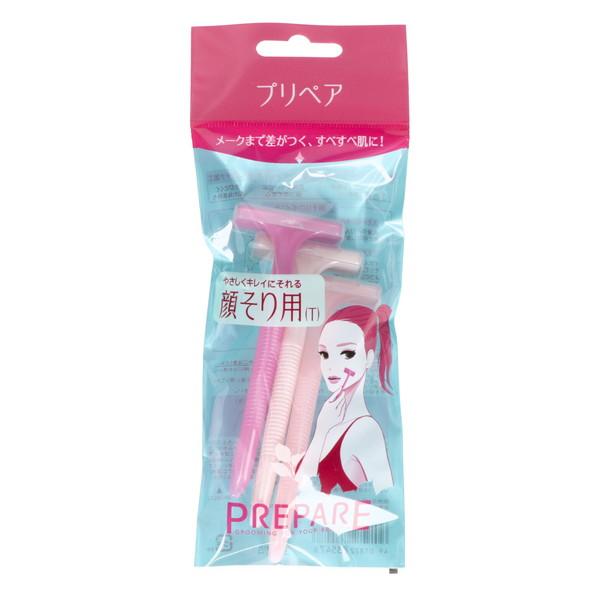ファイントゥデイ プリペア 顔そり用 T 3本入4901872835478肌への角度を一定にキープでき、そりやすい安心のＴ型タイプ■化粧品・化粧小物:女性用カミソリ:使い捨て広告文責：アットライフ株式会社TEL 050-3196-1510※...