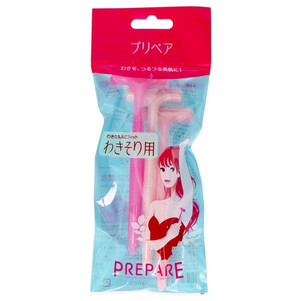 ファイントゥデイ プリペア わきそり用 3本入4901872835676わきの丸みに合わせてカーブした2枚刃がぴったりフィットしてきれいにそれる 脇用 剃刀 カミソリ■化粧品・化粧小物:女性用カミソリ:使い捨て広告文責：アットライフ株式会社...