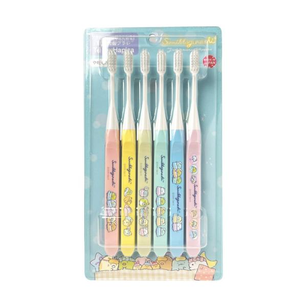 ミニマム テ・デ・ハピカ 6MIX すみっコぐらし TDC-6SGMIX ハブラシ 6本入4961691107828すみっコぐらし人気キャラ勢揃い！日本製歯ブラシ！バス・洗面用品:オーラル:歯ブラシ広告文責：アットライフ株式会社TEL 05...