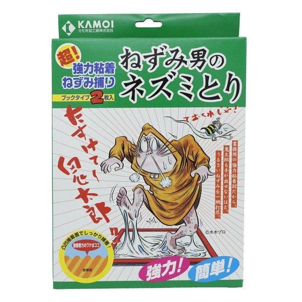 カモ井加工紙 ねずみ男のネズミトリ 2枚入り  101-71404   4971910162415  広告文責：アットライフ株式会社 TEL 050-3196-1510   ※商品パッケージは変更の場合あり。 メーカー欠品または完売の際、キ...