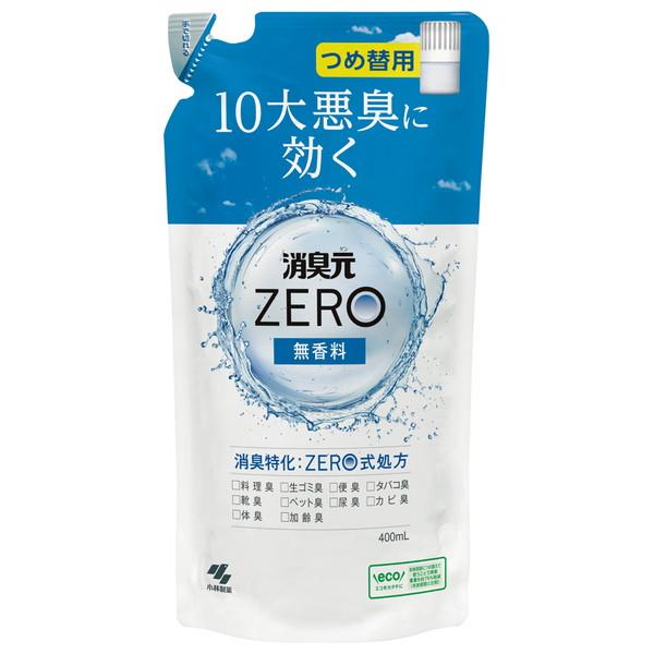 小林製薬 消臭元ZERO つめ替用 無香料 400mL 消臭剤4987072090633芳香剤・消臭剤:部屋用広告文責：アットライフ株式会社TEL 050-3196-1510※商品パッケージは変更の場合あり。メーカー欠品または完売の際、キャ...