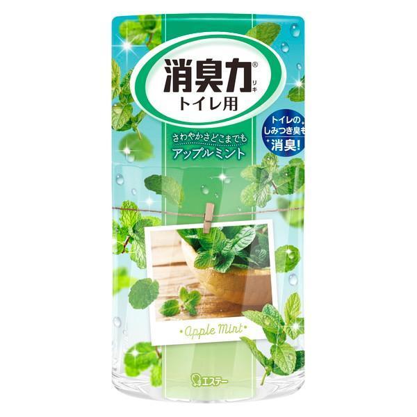エステー 消臭力トイレ用 アップルミント 400ml 消臭剤・芳香剤4901070115037ナノパウダー配合で、すばやく強力に空間を消臭■芳香剤・消臭剤:トイレ用広告文責：アットライフ株式会社TEL 050-3196-1510※商品パッケ...