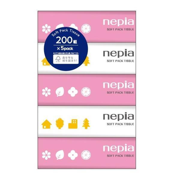 王子ネピア ネピア ソフトパック ティシュ 200組×5コパック4901121635071コンパクトサイズ ティッシュ ティシュー ティッシュペーパー■紙製品:ティッシュペーパー広告文責：アットライフ株式会社TEL 050-3196-151...