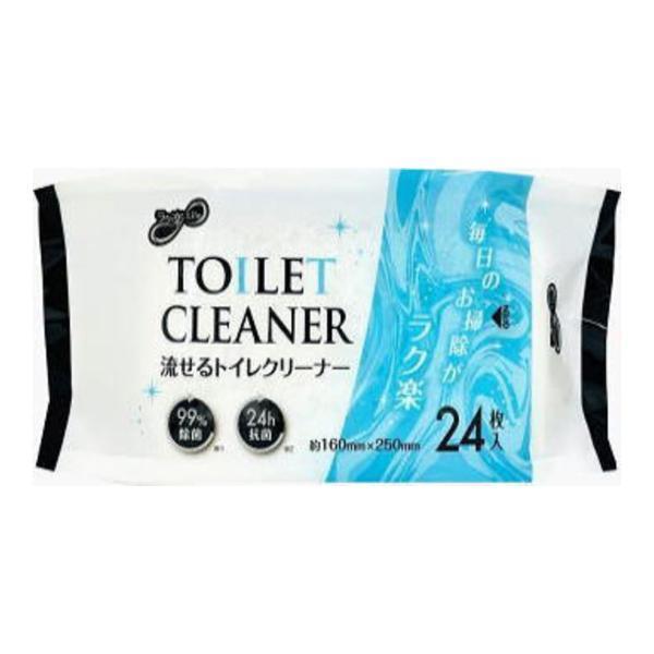 昭和紙工 ラク楽LIFE 流せるトイレクリーナー 24枚入4957434010265毎日のお掃除がラク楽 トイレ用■キッチン・お掃除用品:住居用洗剤:トイレ広告文責：アットライフ株式会社TEL 050-3196-1510※商品パッケージは変...