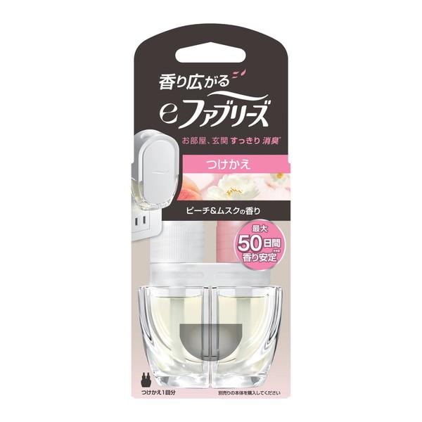 香り広がる eファブリーズ ピーチ &amp; ムスクの香り つけかえ 26mL P&amp;G4987176354457お部屋、玄関すっきり消臭 本体別売り■芳香剤・消臭剤:部屋用広告文責：アットライフ株式会社TEL 050-3196-1...