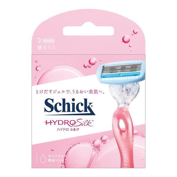 Schick ハイドロシルク 替刃 3コ入4891228312169モイスチャー美容ジェルに6種類の美容成分を配合 5枚刃 ムダ毛処理 ボディシェーバー シック■化粧品・化粧小物:女性用カミソリ:替刃広告文責：アットライフ株式会社TEL 0...