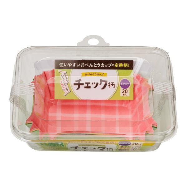 東洋アルミ おべんとうカップ チェック柄 スクエア 4色入 20枚入4901987218548おかずを引き立てる4色入り お弁当カップ おかずカップ■キッチン・お掃除用品:お弁当・テーブル用品:ホイルケース・カップ広告文責：アットライフ株式...