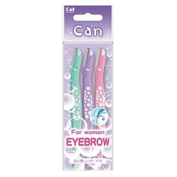 貝印 キャンバブルML EYEBROW 3本入4901331017827淡いパステルトーンにバブル模様のおしゃれなデザイン 剃刀 カミソリ 女性用 眉毛剃り■化粧品・化粧小物:女性用カミソリ:使い捨て広告文責：アットライフ株式会社TEL 0...