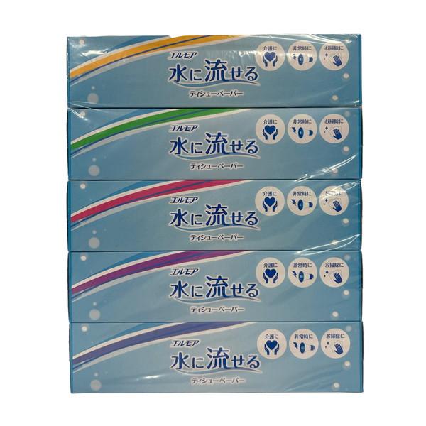 カミ商事 エルモア 水に流せるティシューペーパー 5個入4971633004597水洗トイレにそのまま流せるティシューです。 ティッシュペーパー紙製品:ティッシュペーパー広告文責：アットライフ株式会社TEL 050-3196-1510※商品...