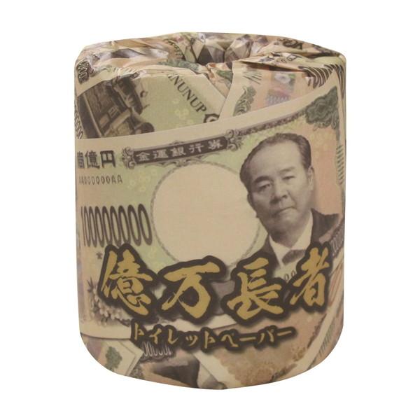 林製紙 億万長者 渋沢栄一 トイレットペーパー4976956116187一億円札をプリントしたトイレットペーパー紙製品:トイレットペーパー広告文責：アットライフ株式会社TEL 050-3196-1510※商品パッケージは変更の場合あり。メー...