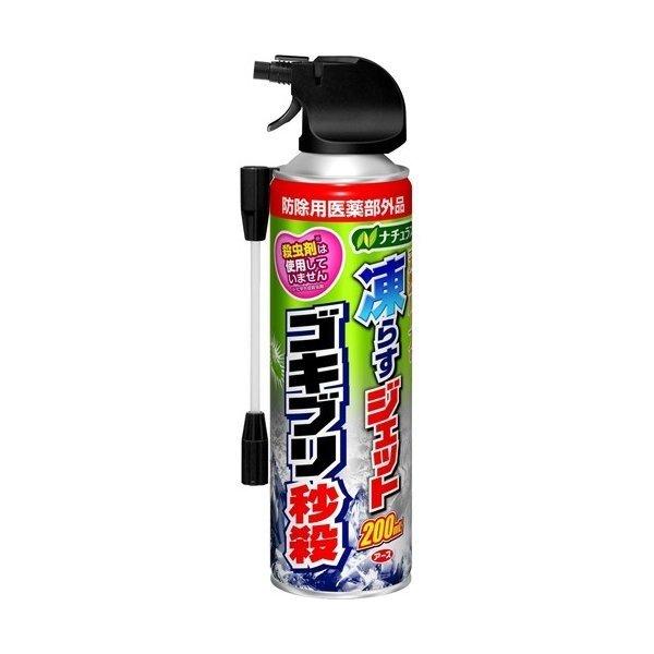 商品名：ナチュラス 凍らすジェット ゴキブリ秒殺 200mlJANコード：4901080208217発売元、製造元、輸入元又は販売元：アース製薬区分：医薬部外品商品番号：101-94623広告文責：アットライフ株式会社TEL 050-319...