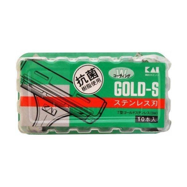 商品名：T型ゴールドステンレスSM 10本入JANコード：4901331007095発売元、製造元、輸入元又は販売元：貝印原産国：日本区分：化粧品商品番号：101-61299広告文責：アットライフ株式会社TEL 050-3196-1510 ...