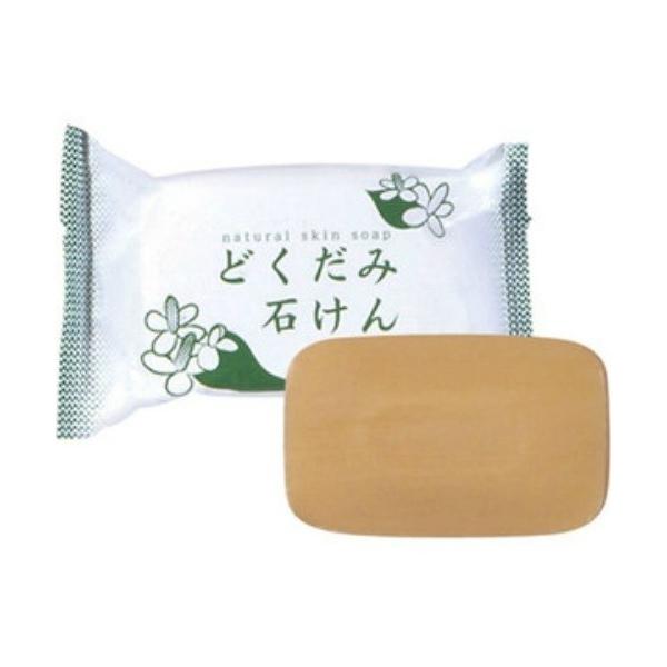 どくだみ配合石けん　ドクダミ末を配合。きめ細かな泡立ちで汚れをすっきり落としながらなめらかに洗い上げます 広告文責：アットライフ株式会社TEL 050-3196-1510 ※商品パッケージは変更の場合あり。メーカー欠品または完売の際、キャン...