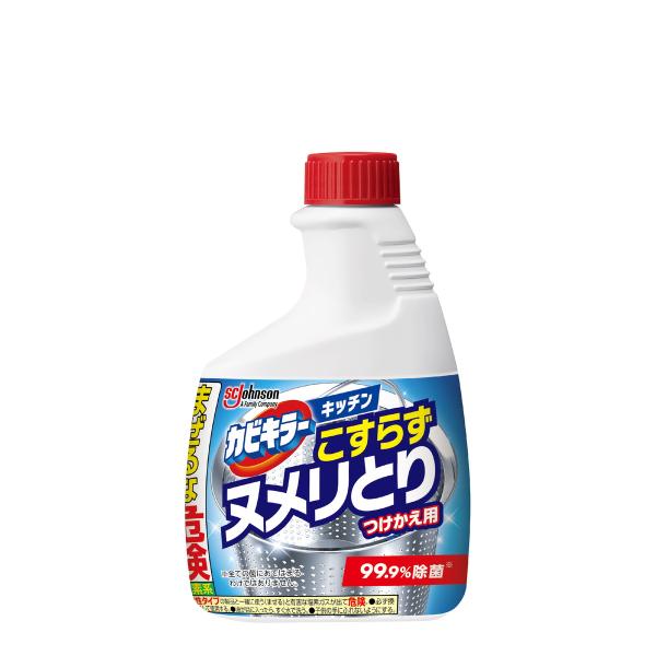 ジョンソン カビキラー キッチンスプレー こすらずヌメリとり&amp;除菌 つけかえ用 400gヌメリに触ることなくスプレーするだけで、こすらず簡単にお掃除 4901609016583 キッチン・お掃除用品:台所洗剤:漂白・殺菌:漂白剤広告...