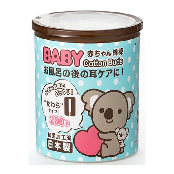 山洋 コアラ BABY 綿棒 たわら 200本 抗菌加工綿をたっぷり使用した吸収に優れたベビー綿棒 4936613072188 衛生用品:耳かき・爪切り・綿棒:綿棒広告文責：アットライフ株式会社TEL 050-3196-1510 ※商品パッ...