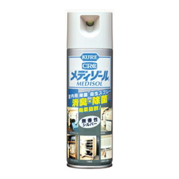 呉工業 メディゾール 無香性 200mlピュアアルコールをベースに、強力消臭除菌剤を配合した、消臭・除菌剤です。シューッとひと吹きするだけで、除菌はもちろん、カビの発生を防ぎ、悪臭を消す　4972444010876 芳香剤・消臭剤:キッチン...