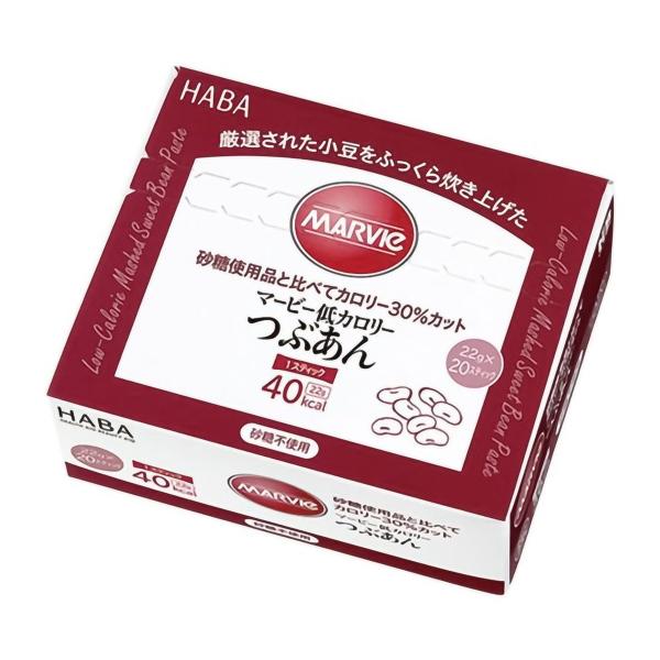 ハーバー研究所 マービー つぶあんスティック 22g×20本入 低カロリー ダイエットフード 砂糖使用品と比べてカロリー30%カット 4534551013340     広告文責：アットライフ株式会社 TEL 050-3196-1510  ...