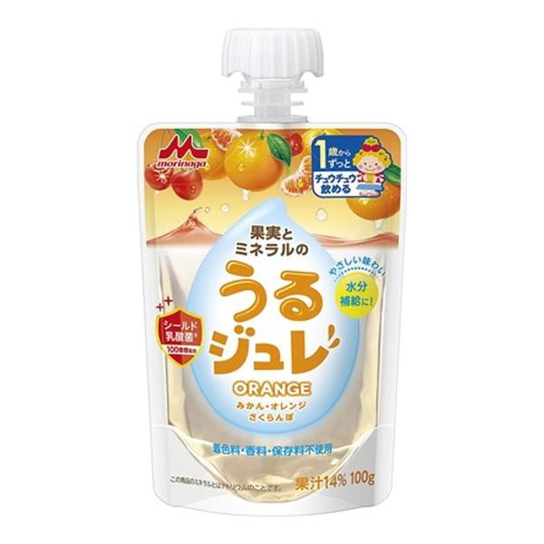 森永乳業 果実とミネラルの うるジュレ ORANGE 100g  1歳頃から お子さまの「自分で食べたい!」を応援!1歳頃からチュウチュウ飲める。 ジュレ チアパック パウチ べビー 赤ちゃん 子供 4902720137805     広告...