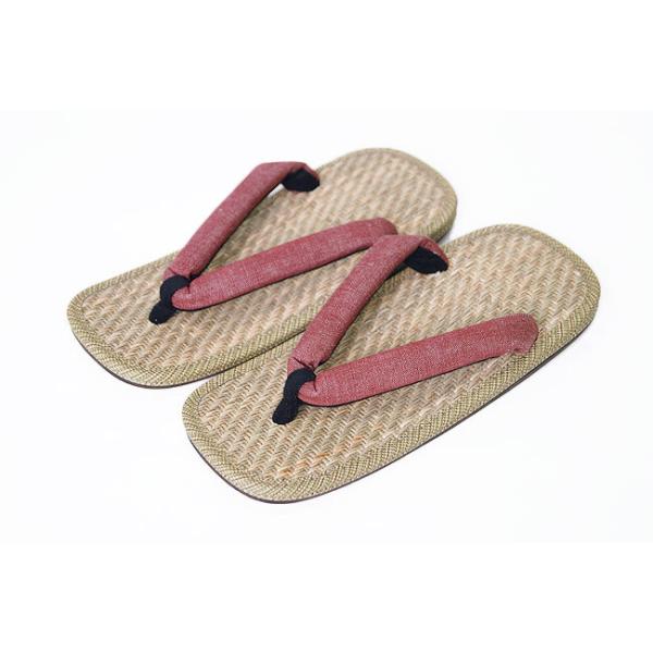 ■素材：表/天然素材パナマ　底/牛皮（特殊加工）　■鼻緒素材/綿100％■サイズ：約25ｃｍ（24.5ｃｍ〜26.5ｃｍの方対応）フリーサイズ かかと高さ約2ｃｍ 　横巾約9.5ｃｍ■生産国：日本