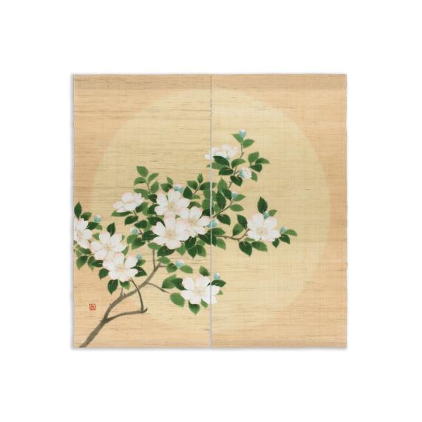 暖簾-のれん和みのある和のお部屋に、また和室・インテリアとして。和食店さんなどの玄関等にもお薦め！お店の雰囲気も一段と引き立ちます■素材:麻100％■サイズ：高さ約90ｃｍ　幅約85ｃｍ　■暖簾棒は附属されておりません