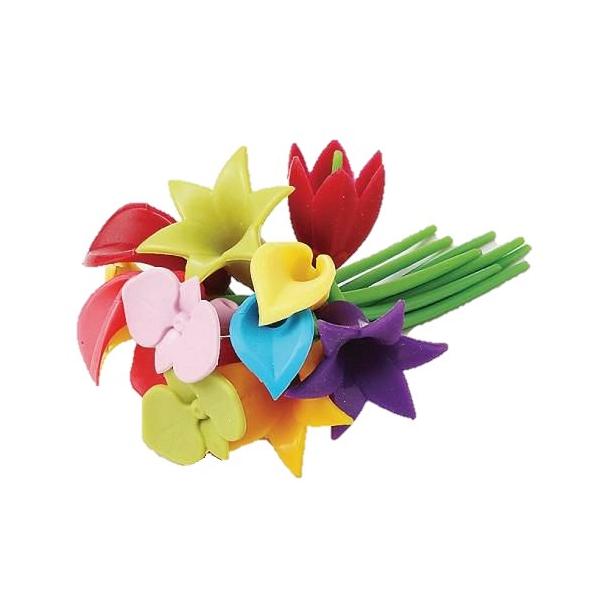 ★内容：フラワーチャーム 12個入り★素材：シリコン 中国製★サイズ：約115mm★簡易梱包【お取り寄せ商品】お取り寄せ商品につきご注文承り後の在庫確認となります。在庫状況は常時変動いたしますため「在庫切れ」「入荷待ち」の記載無き場合でも欠...