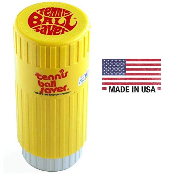 【商品名】　テニスボール セーバー Tennis Ball Saver ボールの空気圧を維持 【商品説明】　 【サイズ】　高さ : 8.41 cm　横幅 : 8.51 cm　奥行 : 19.71 cm　重量 : 370.0 g　※梱包時のサ...