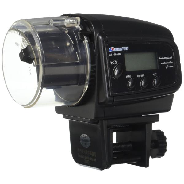 【商品名】　ファイアスター 魚自動給餌器 AF-2009D 【商品説明】　・1日1回&amp;#65374;4回まで配給回数設定が可能です・エサの配給量も調節可能・主電源 単3電池×2本（別売）・付属品 英語説明書・専用ユニットで水槽に簡単...