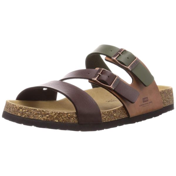 【商品名】　エドウィン サンダル EB1005 メンズ ダークブラウン (208) 26 cm 【商品説明】　・ソールの厚さ:2.5cm 【サイズ】　高さ : 12.00 cm　横幅 : 18.50 cm　奥行 : 30.50 cm　重量 ...