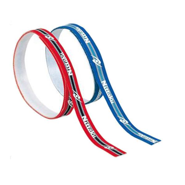 【商品名】　ニッタク(Nittaku) 卓球ラケット用テープ ストライプガード 6本入 NL-9593 ブルー 10mm 【商品説明】　・カラー : 2色 (09 ブルー・20 レッド)・サイズ : 幅10mm (長さ : 50cm) 【サ...