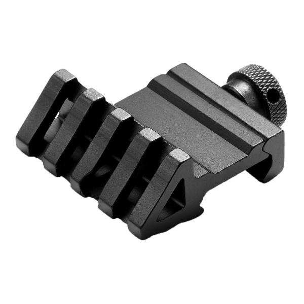 【商品名】　Amadam マウントレール 20mmレール対応 -サイド マウントベース 斜め取付用 【商品説明】　 【サイズ】　高さ : 2.80 cm　横幅 : 10.40 cm　奥行 : 13.70 cm　重量 : 50.0 g　※梱包...