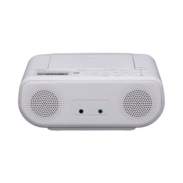 【商品名】　東芝(TOSHIBA) TY-C160(W) (ホワイト) CDラジオ ワイドFM対応 【商品説明】　 【サイズ】　高さ : 15.00 cm　横幅 : 25.00 cm　奥行 : 30.00 cm　重量 : 1.50 kg　※...