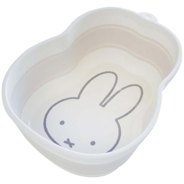 【商品名】　オカトー miffy ミッフィー 折りたたみ 洗い桶 たらい 5リットル ちょっとした洗い物に便利 24.5×32×11.9cm 【商品説明】　・ちょっとした洗濯物の手洗いやお皿洗いに。・コンパクトに折りたため、吊れるフック穴付...