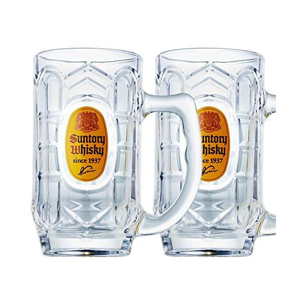 【商品名】　サントリー 角ハイボールメガジョッキ 700ml×2個 【商品説明】　・サイズ：口径92×高さ170mm・容量：約700ml・材質：ソーダガラス 【サイズ】　高さ : 15.90 cm　横幅 : 24.90 cm　奥行 : 24...