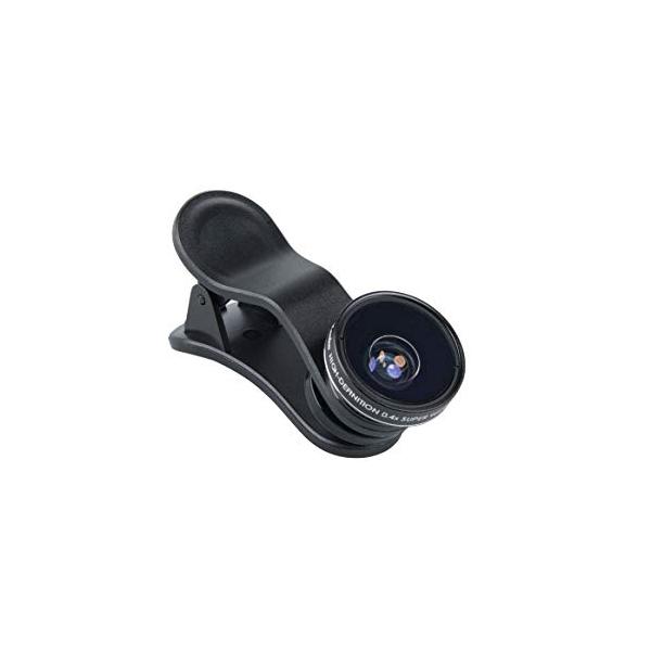 【商品名】　Kenko スマートフォン用交換レンズ REALPRO CLIP LENS スーパーワイド 0.4x クリップ式 165°超広角レンズ KR 【商品説明】　・165度の超広角の世界が楽しめるワイドレンズ・クリツプタイプで簡単付け...
