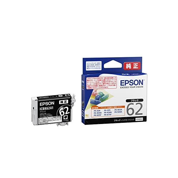 【商品名】　エプソン 純正 インクカートリッジ クリップ ICBK62A1 ブラック 【商品説明】　・タイプ:純正・対応メーカー:エプソン・形状:独立型・種類:顔料・色:ブラック 【サイズ】　高さ : 2.30 cm　横幅 : 10.80 ...