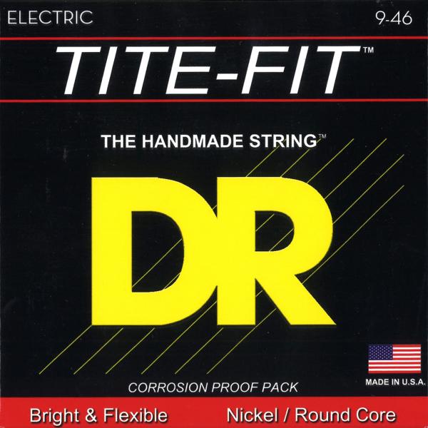 【商品名】　DR Strings DR エレキ弦 TITE-FIT ニッケルメッキ .009-.046 LH-9 【商品説明】　・TITE-FITシリーズ・ゲージ:9,11,16,26,36,46・スタイル:Lite-n-Heavy 【サイ...