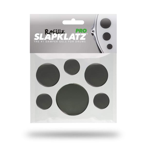 【商品名】　スラップクラッツ(Slapklatz) Pro Refillz プロ ブラック ドラム用ミュート 【商品説明】　・内容 : ミュート小 x6、ミュート中 x4、ミュート大 x2・汚れると 粘着力は次第に落ちてきますが洗うことで蘇...