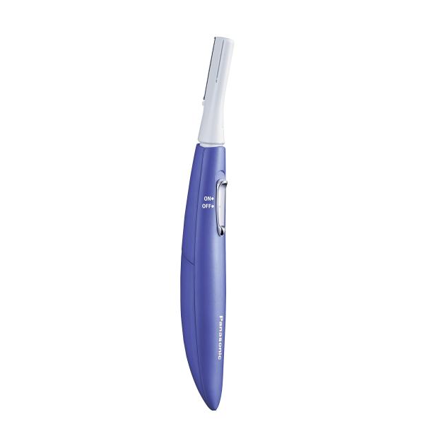 【商品名】　パナソニック フェイスシェーバー フェリエ ウブ毛 紫 ES-WF51-V 【商品説明】　・丸い刃先で肌にやさしい、約0.12mmのうす刃。・付属品:掃除用ブラシ・充電式電池※1が使え、経済的&amp;エコ。・水なしですっきり剃...